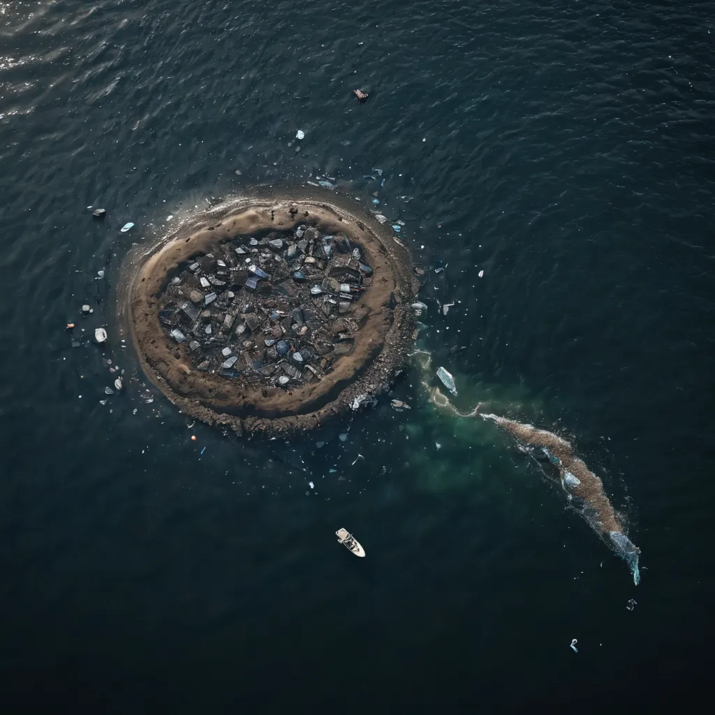 Understanding the Floating Trash Island Issue